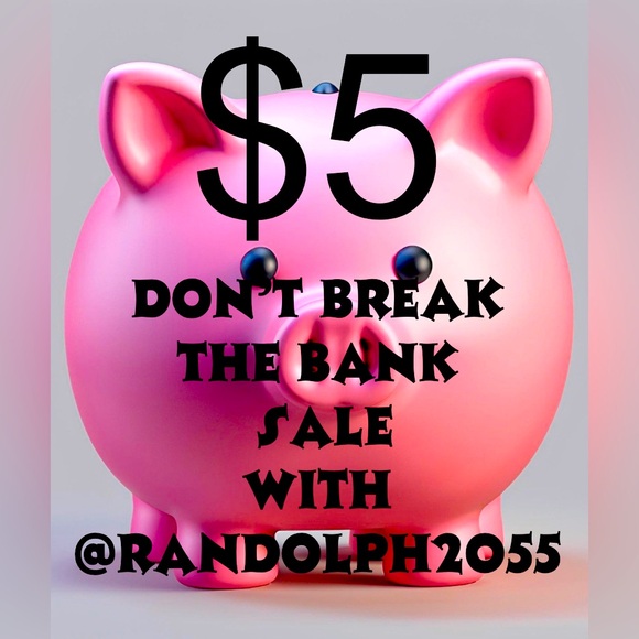 Don’t Break The Bank | Other | 5 Up Dont Break The Bank Sale With ...